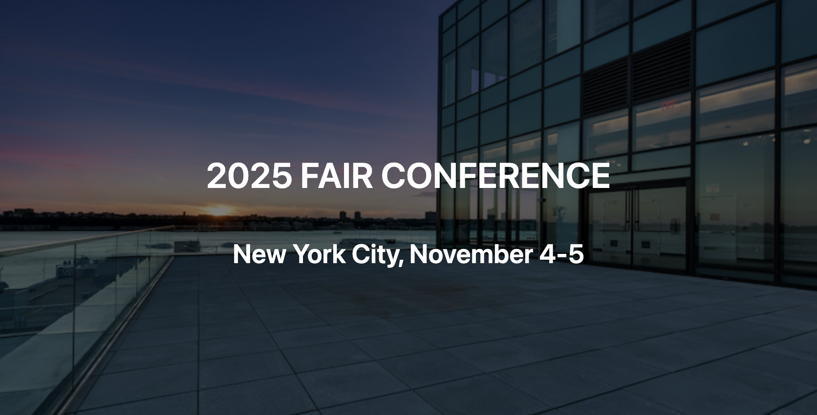 Save the Date: The 10th Annual FAIR Conference on Nov. 4-5 in NYC